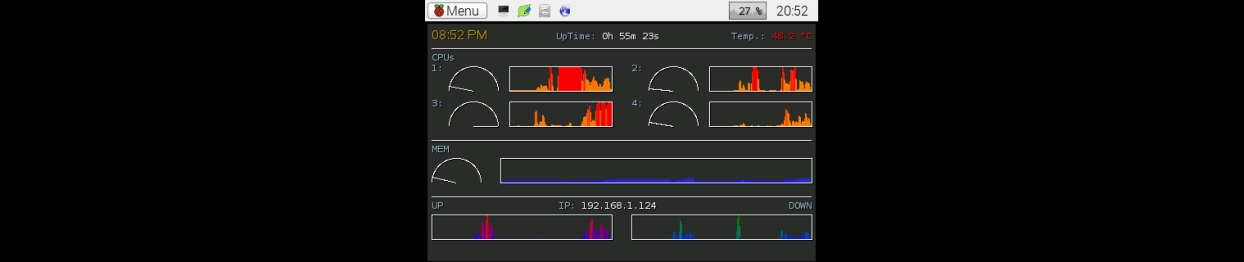 Custom Conky on the Raspberry Pi 2 | Cognitive Dissonance